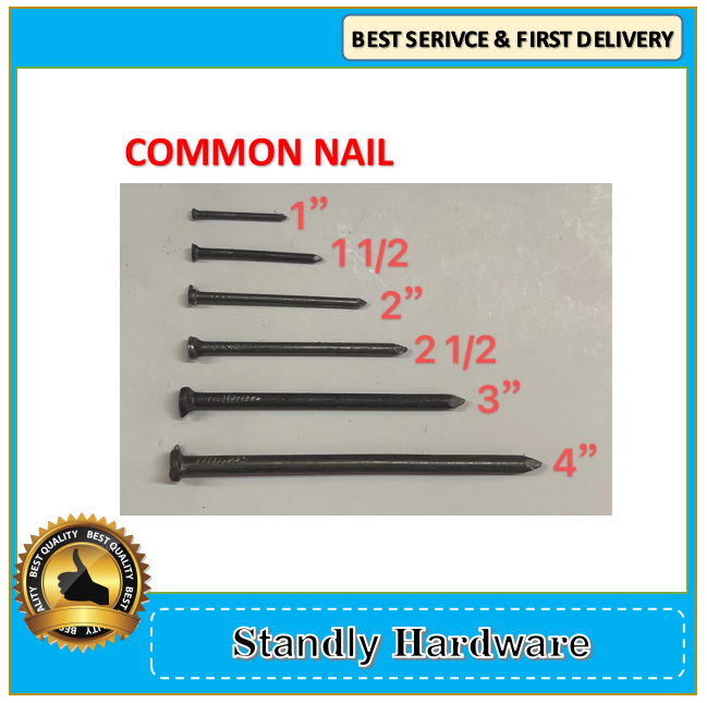 COMMON NAIL NO. 1 , 1 1/2 , 2 , 2 1/2 , 3 , 4 (PER KILO) PAKO PANGKAHOY ...