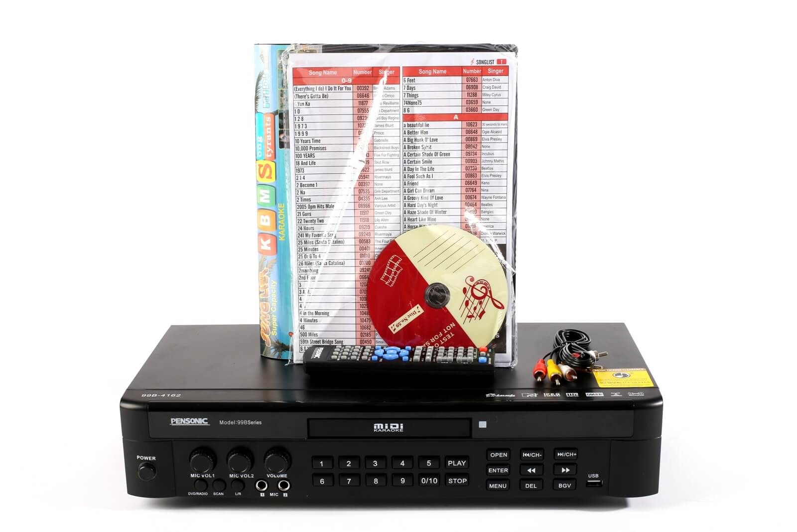 Pensonic 99B-4162 DVD Karaoke Player With Songbook and CD | Lazada PH