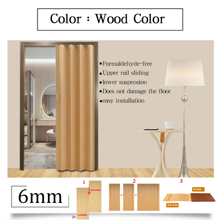 Folding door PVC Sliding Door accordion Door accordion wall divider ...