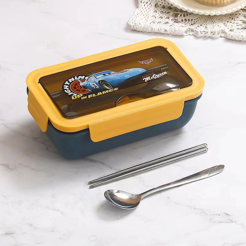 City Goods Portable Bento Box Cartoon Character Lunch Box Kids School ...