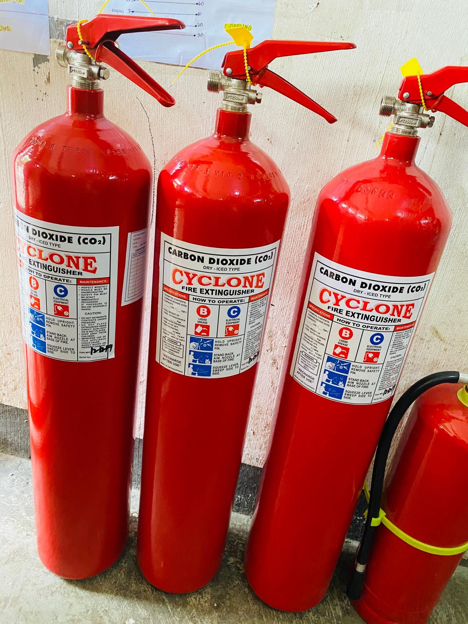 Fire Extinguisher CO2 20LBS Carbon Dioxide 20 lbs CYCLONE Brand | Lazada PH