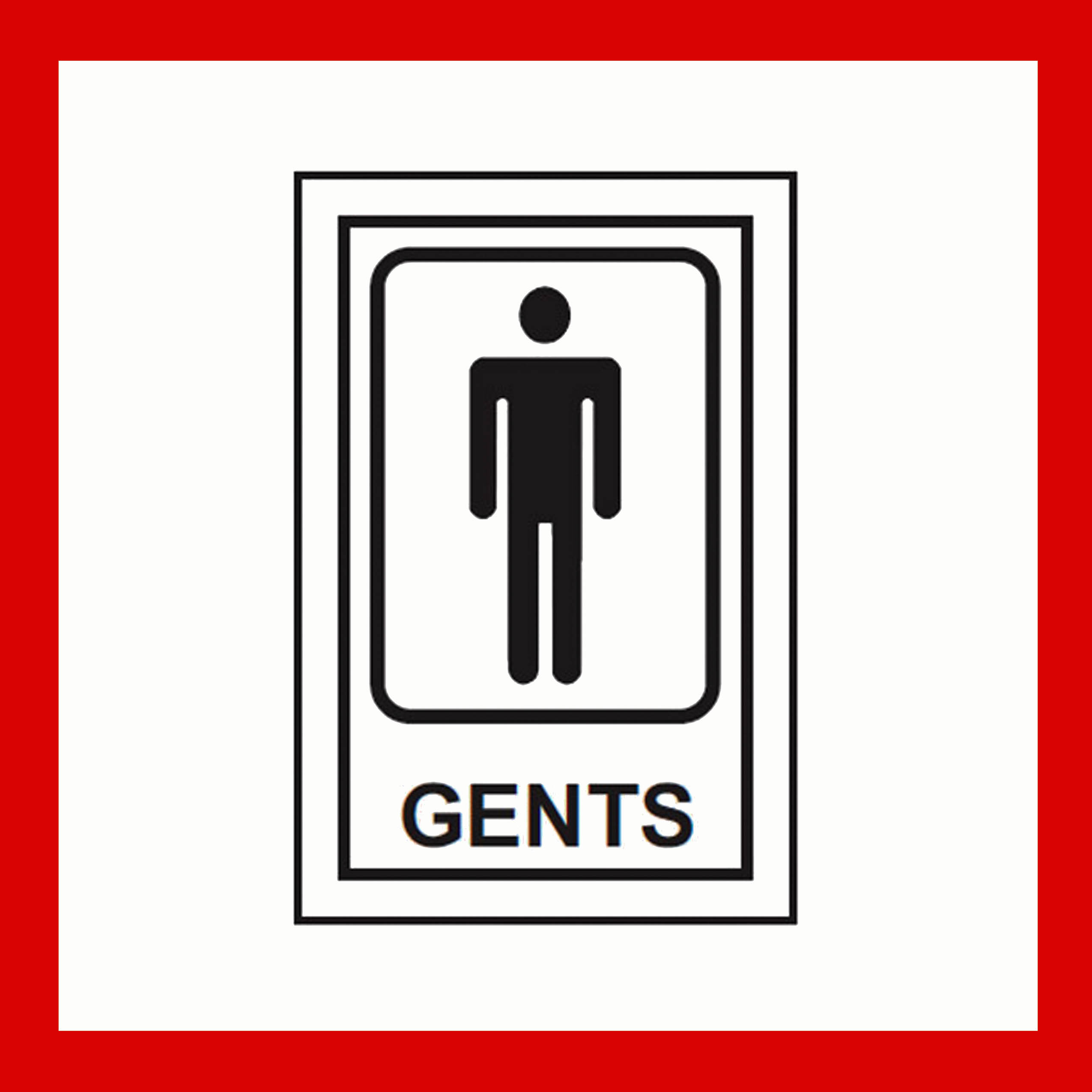 Restroom Signage Laminated/Sticker/PVC/Sticker | Lazada