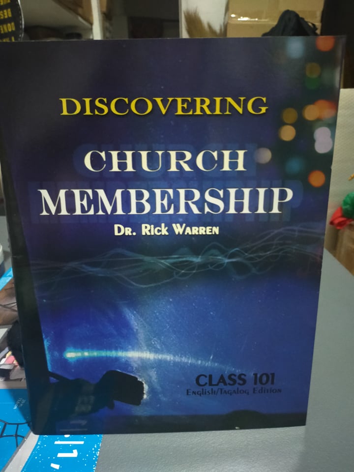 CLASS 101 English/Tagalog Edition "Discovering Church Membership!" By ...