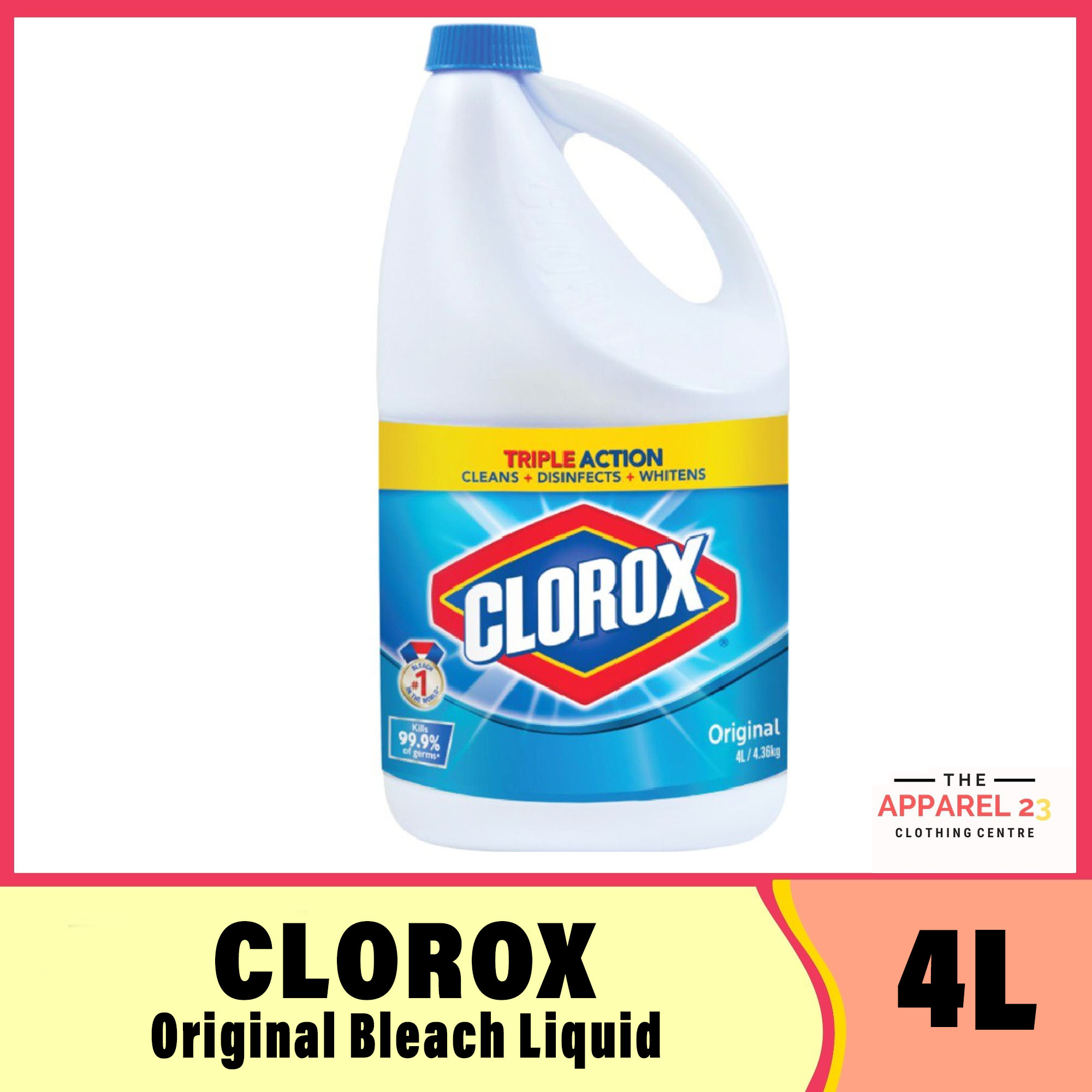 CLOROX Original Bleach Liquid 4L | Lazada PH