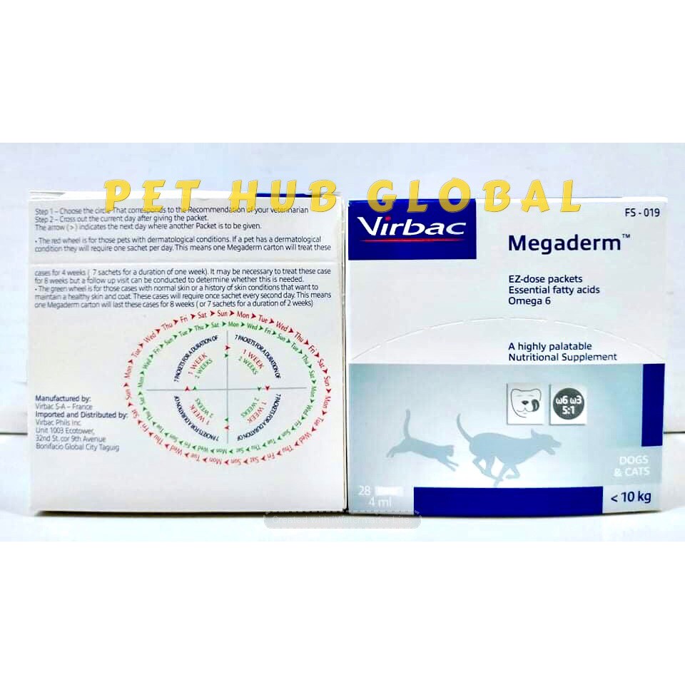 VIRBAC MEGADERM 4ml 8ml BOX | Lazada PH