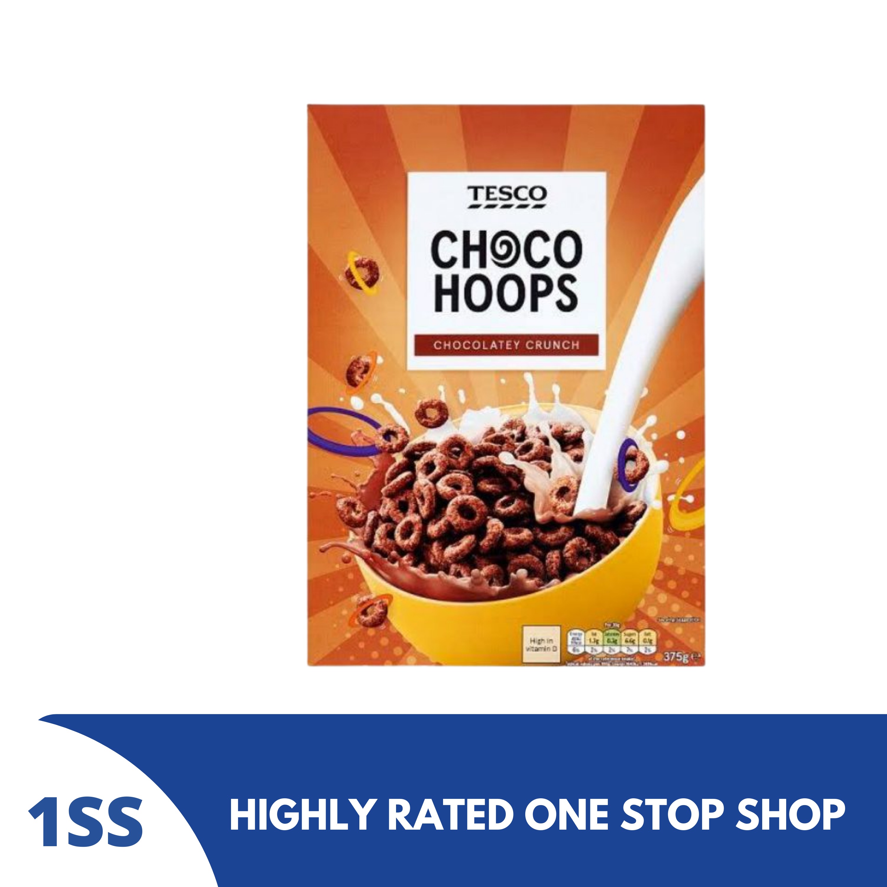 Tesco Choco Hoops Chocolatey Crunch, 375g | Lazada PH