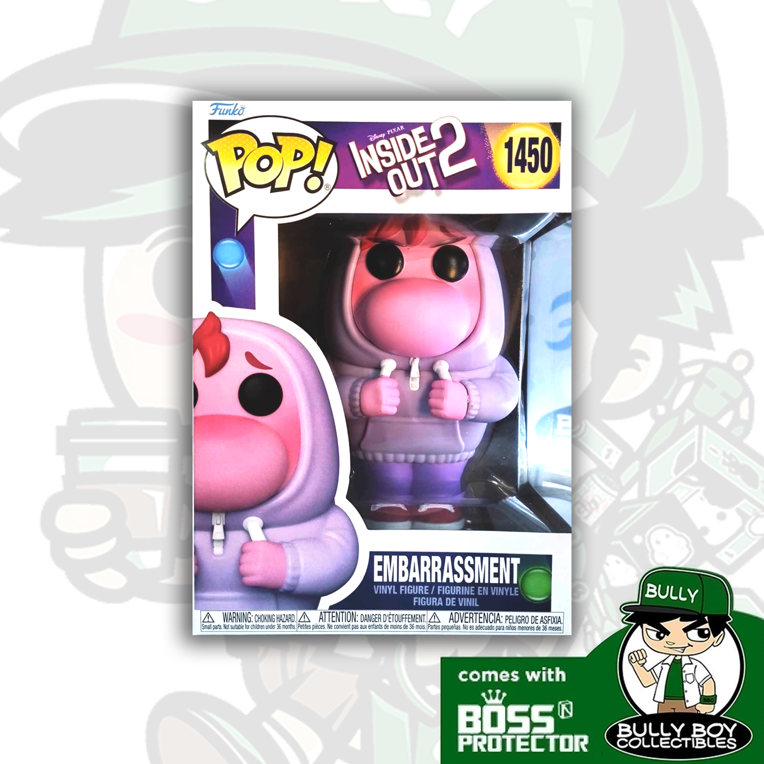 Funko POP! Disney Pixar: Inside Out 2 - Embarrasment 1450 With Boss ...