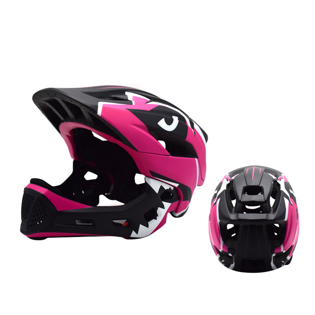 Aubtec 【Hot Sale】Detachable Kids Helmets Full Face Helmet with LED ...