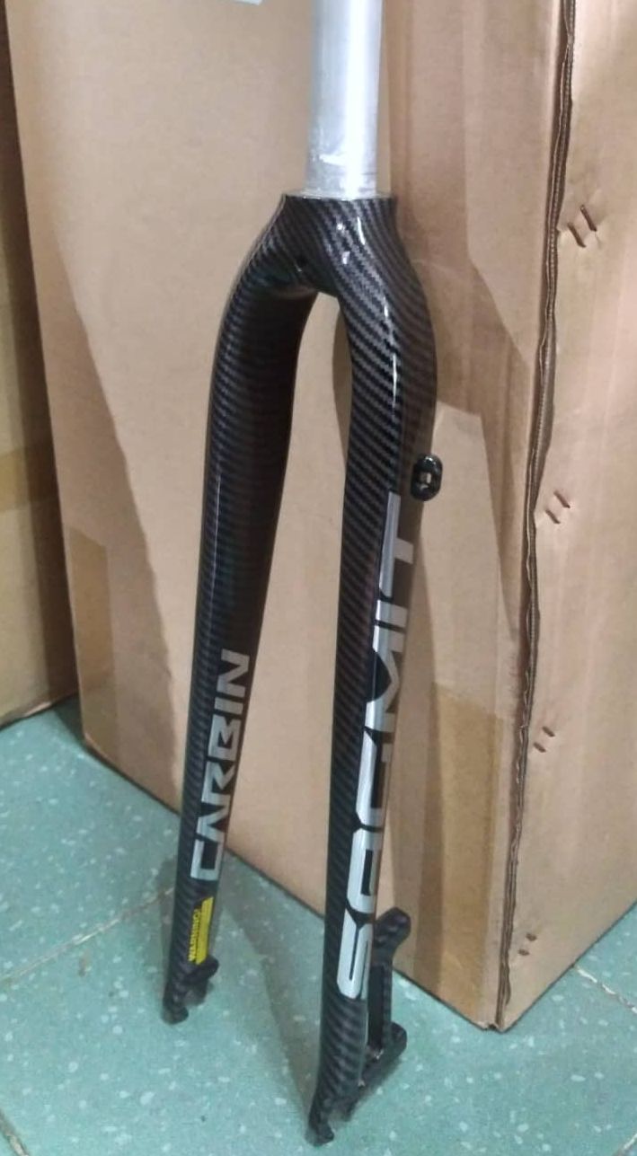 Sagmit Carbin (Carbon Design) Rigid Fork Unisize (26, 27.5,29) Straigh ...
