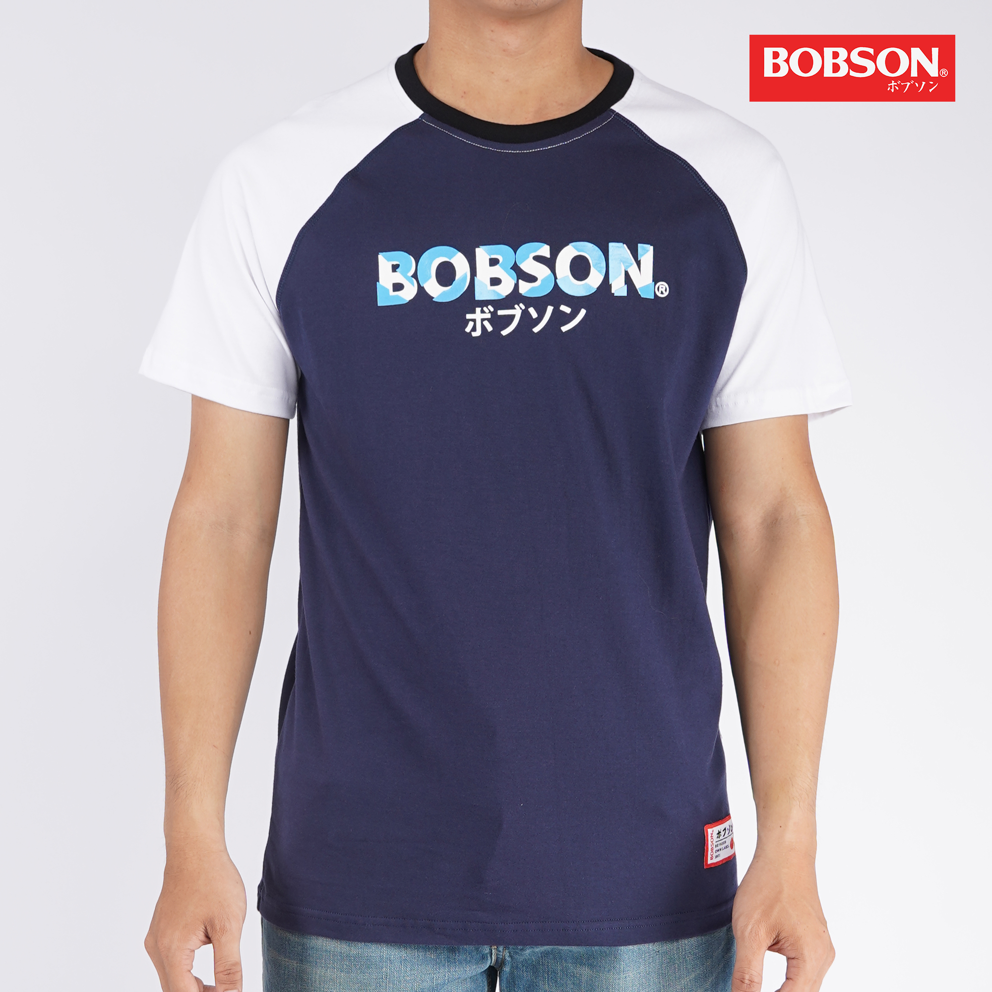 Bobson Mens Basic Tees Slim Fit 100439 (Navy) | Lazada PH