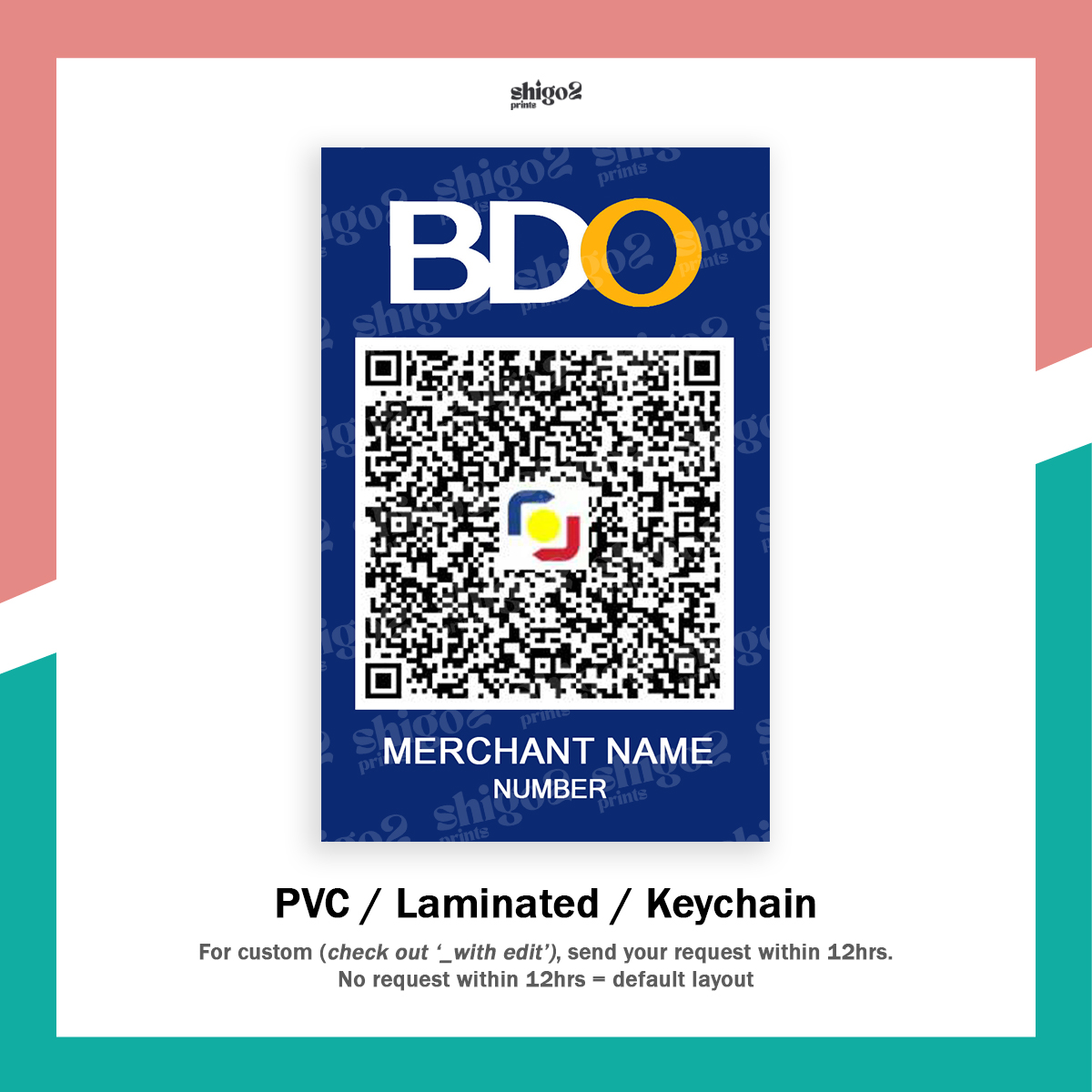 Wallet Size PVC Laminated Keychain QR Scan code | Lazada PH