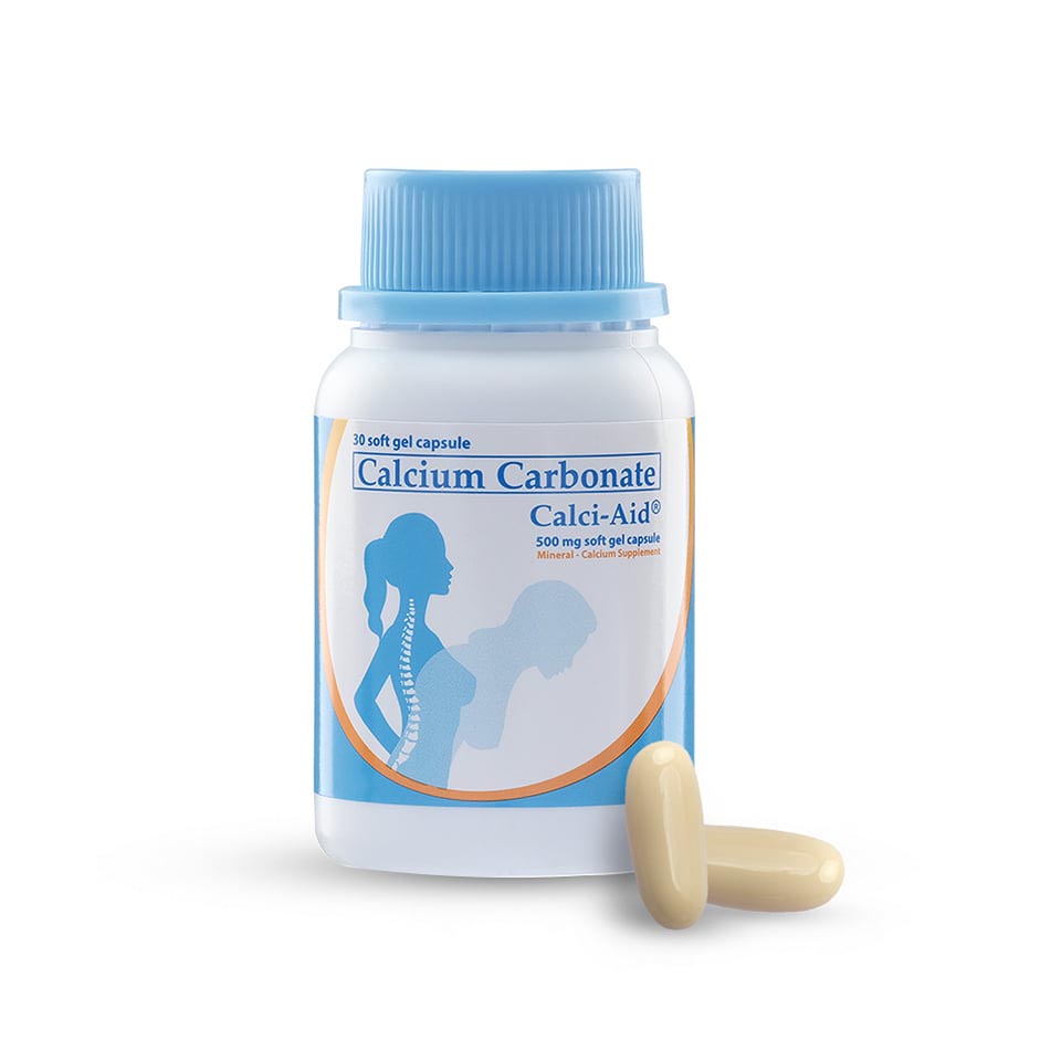 Calci-Aid 30s Calcium Supplement Soft Gel 30 Capsules | Lazada PH