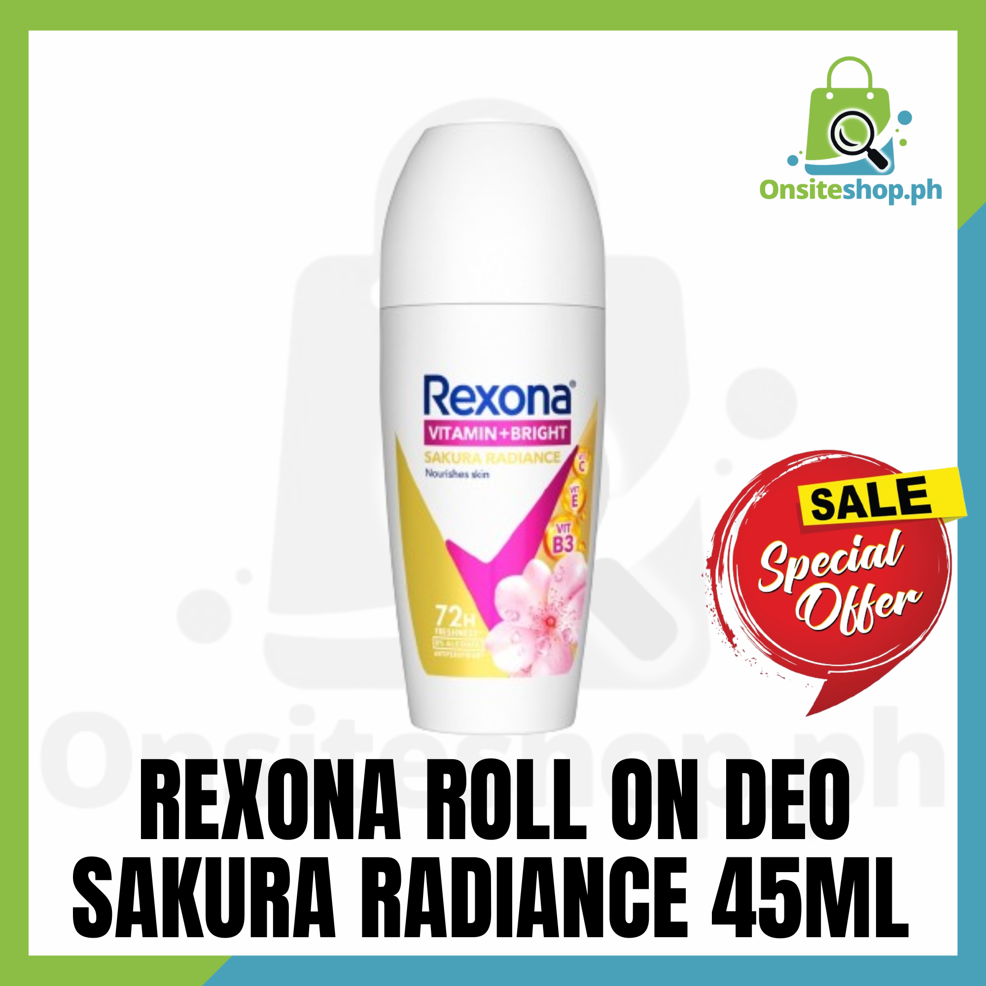 Rexona Roll On Deodorant Sakura Radiance 45ml | Lazada PH