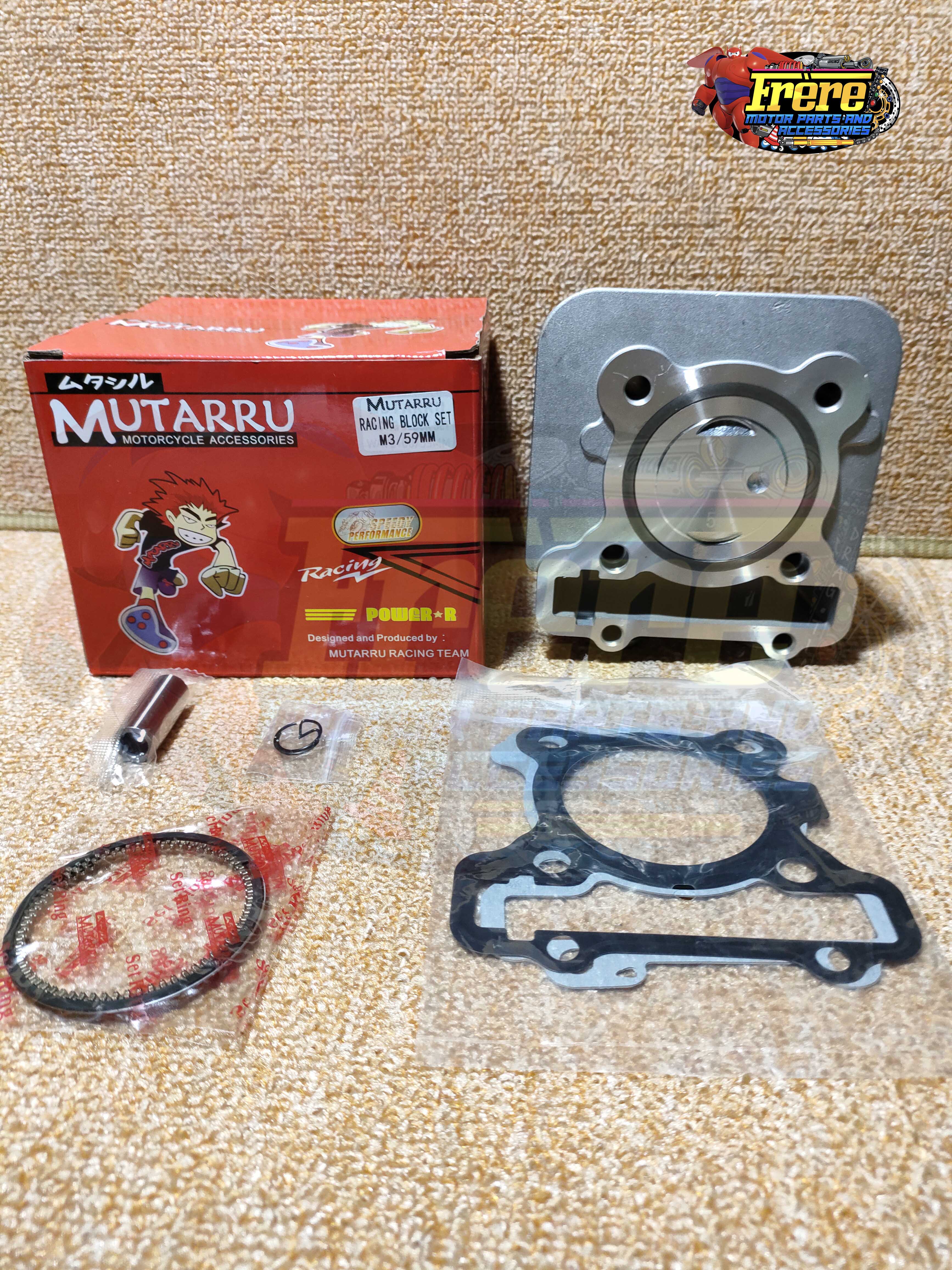 MUTARRU MIO I 125 / M3 59MM CYLINDER BLOCK SET | Lazada PH