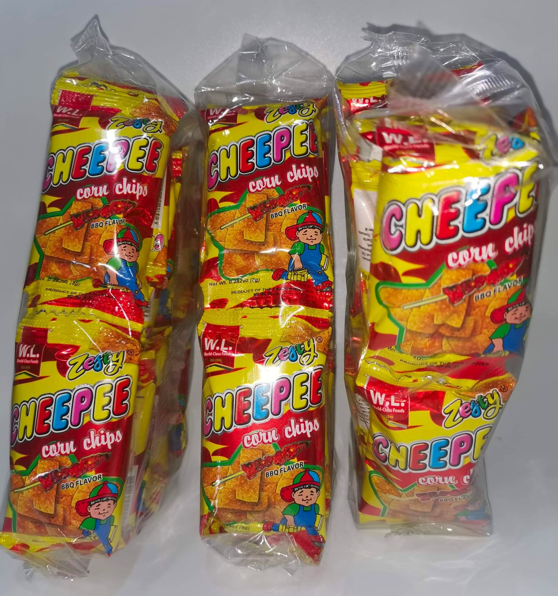 3 Packs of Cheepee Corn Chips (BBQ) | Lazada PH