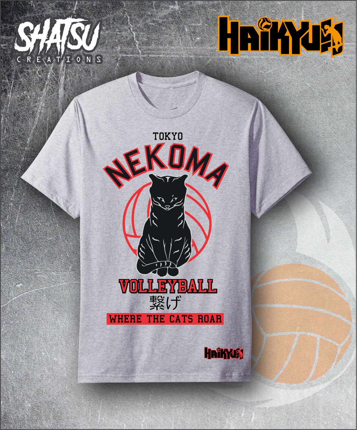 haikyuu, nekoma, anime shirt | Lazada PH