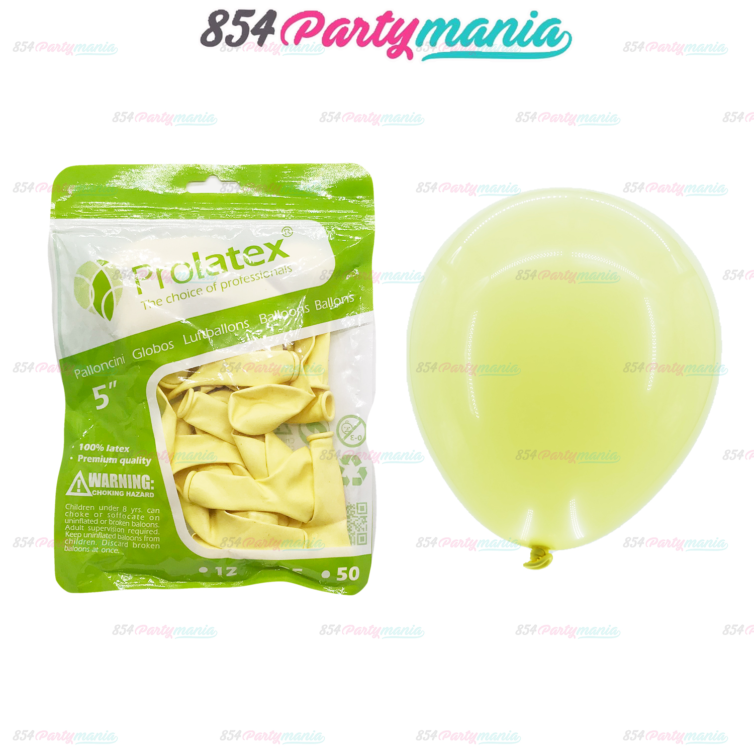 12PCS Balloons Size 5 Pastel Macaroons Prolatex For Birthday, Parties ...