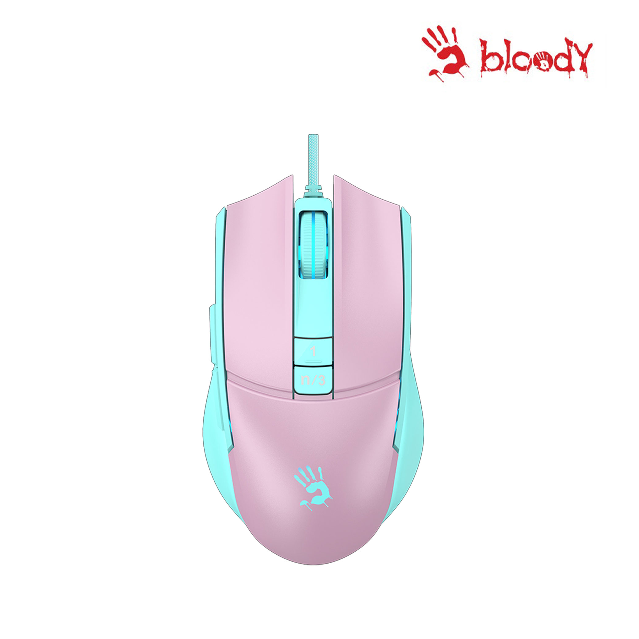 A4Tech Bloody L65 Max 12,000 CPI RGB 8000 FPS Braided Cable Lightweight ...