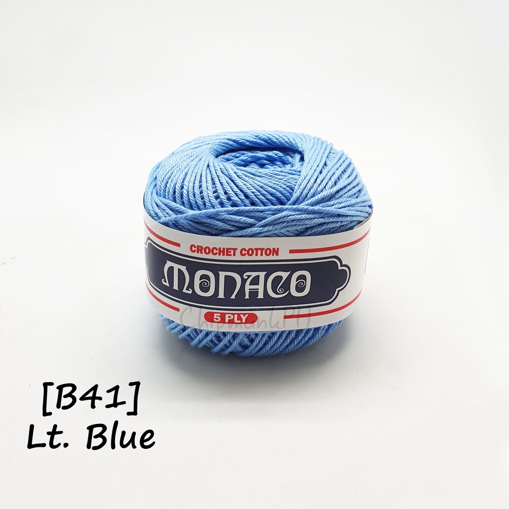 Monaco Mercerized Crochet Cotton 5 Ply [SOLID COLORS Set A] | Lazada PH