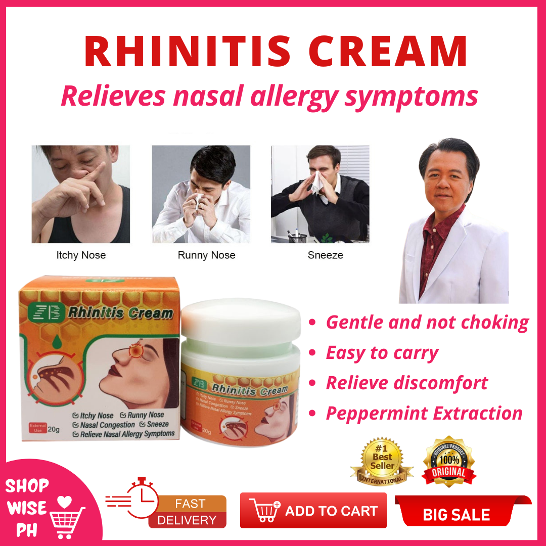 ️100% ORIGINAL Rhinitis Cream Treatment Acute Chronic Allergic Rhinitis ...