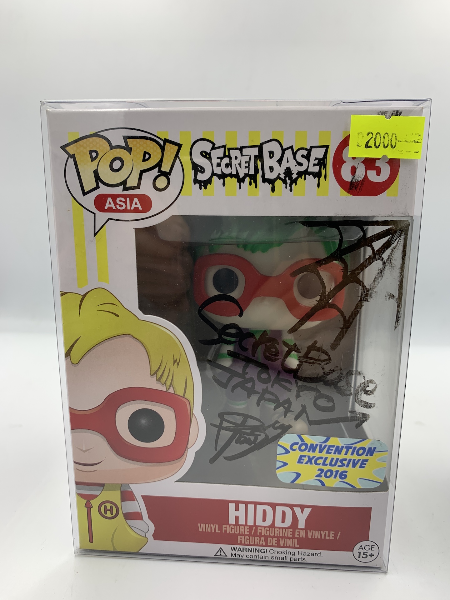 FUNKO POP ASIA SECRET BASE HIDDY #83 CONVENTION EXCLUSIVE ARTIST ...