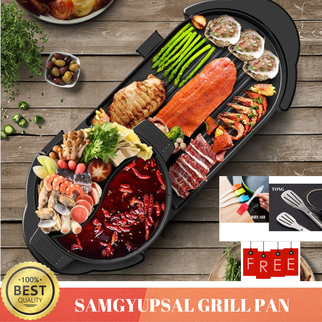 jass Authentic Samgyupsal Grill Rectangle - Korean Party Electric Grill ...