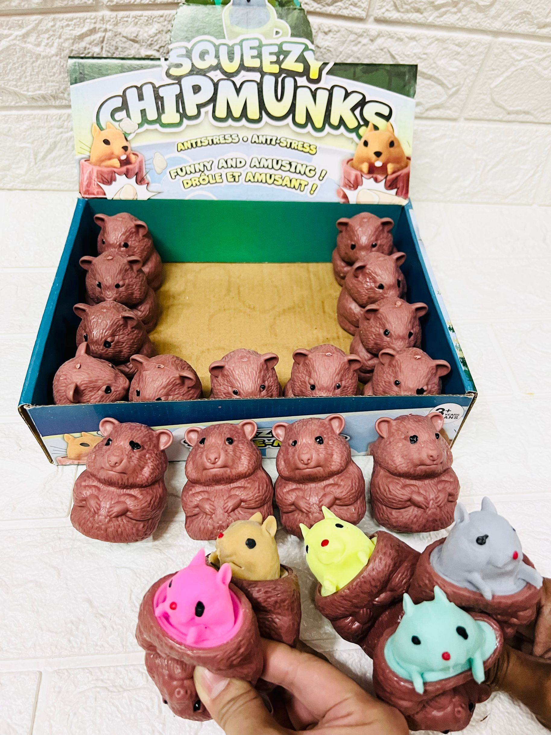 Squish Mouse Cheese Chipmunks Toys / Squishy pop it Toys / pop Squeeze ...