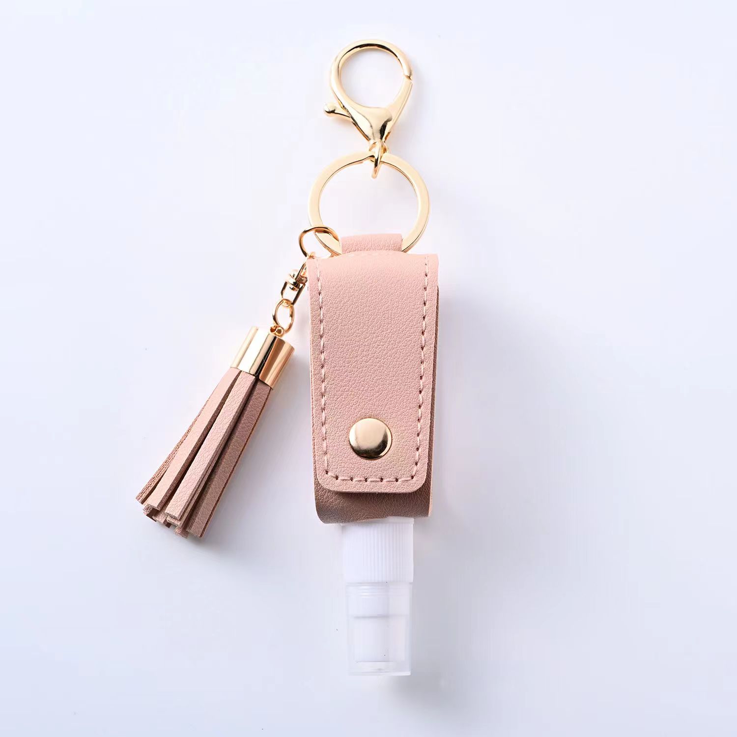[Life Kit] Portable Hand Sanitizer Holder Leather Key chain Various ...