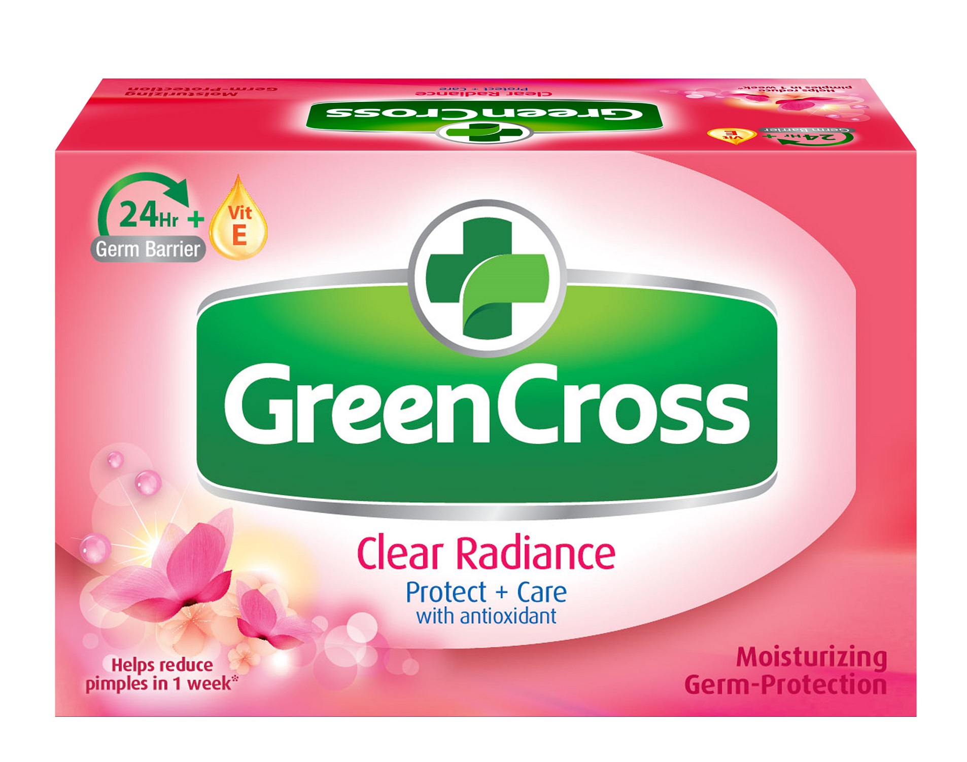 GREEN CROSS Moisturizing Germ Protection Bar Clear Radiance 125g ...