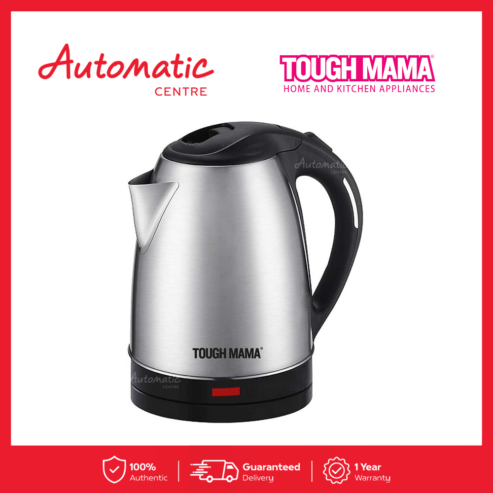 Tough Mama NTMJK25SS 2.5 Liters Electric Kettle with Manual Lid-Opening ...