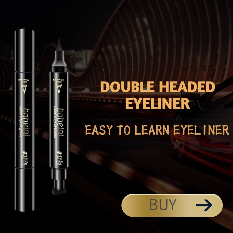 Double head Eyeliner Pencil Liquid Eyeliner Stamp Makeup Stamps Seal ...
