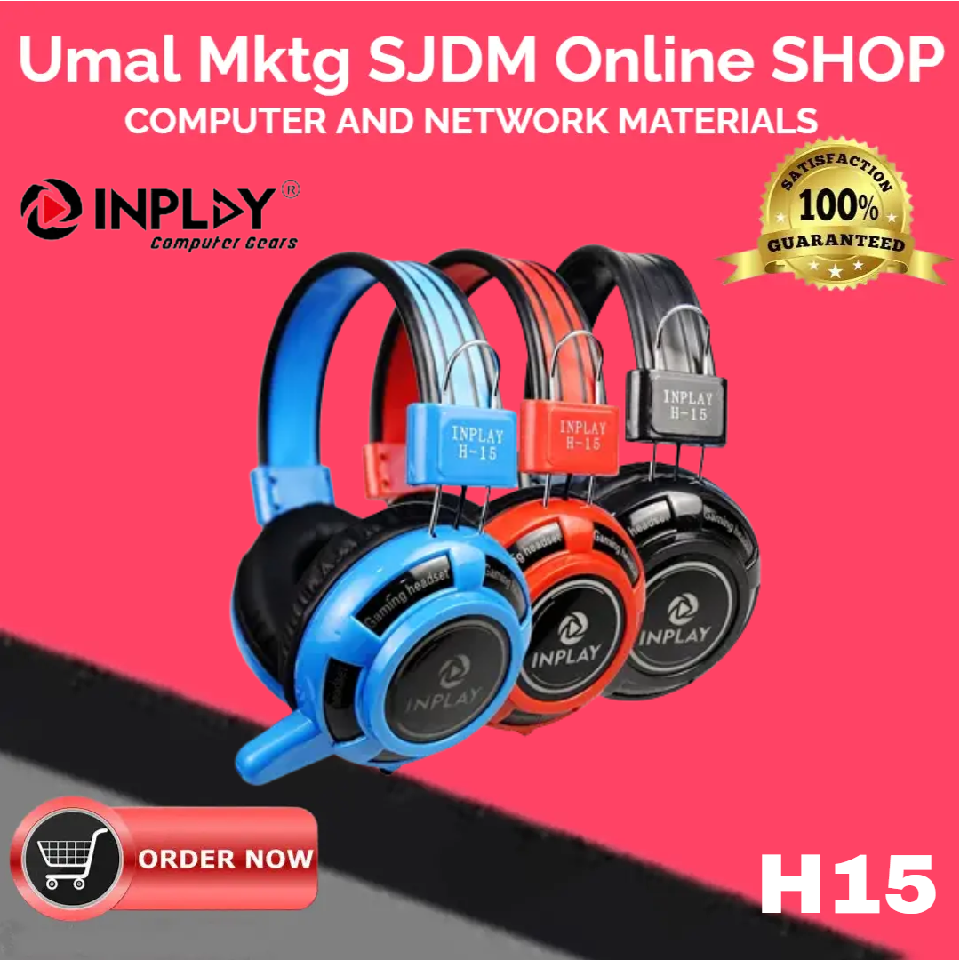 INPLAY H15 Ordinary Gaming Headset for Computer / Desktop / Laptop /Pc ...