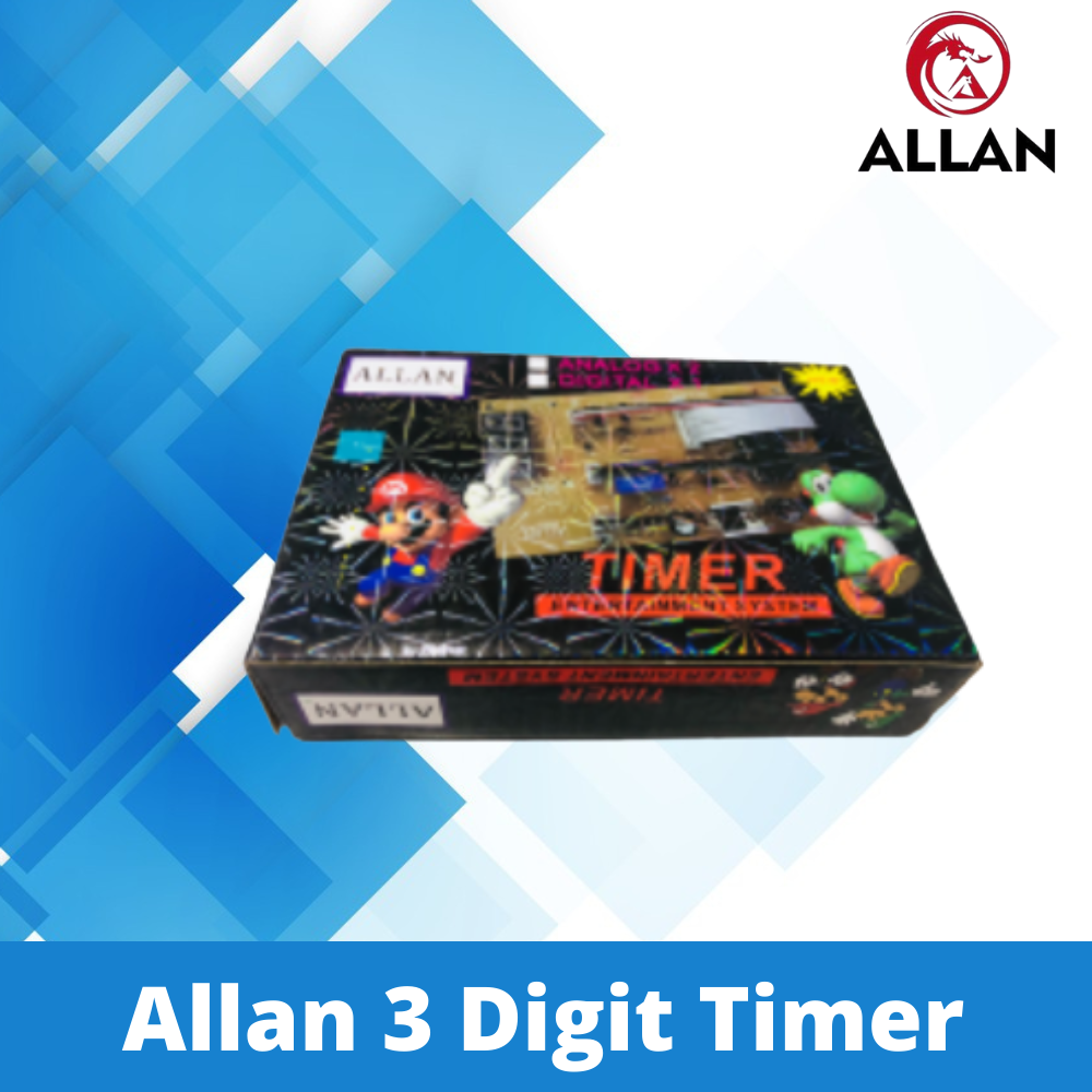 10pcs. Allan Pisonet Timer 3 Digit Pisowifi video machine/carwash vendo ...