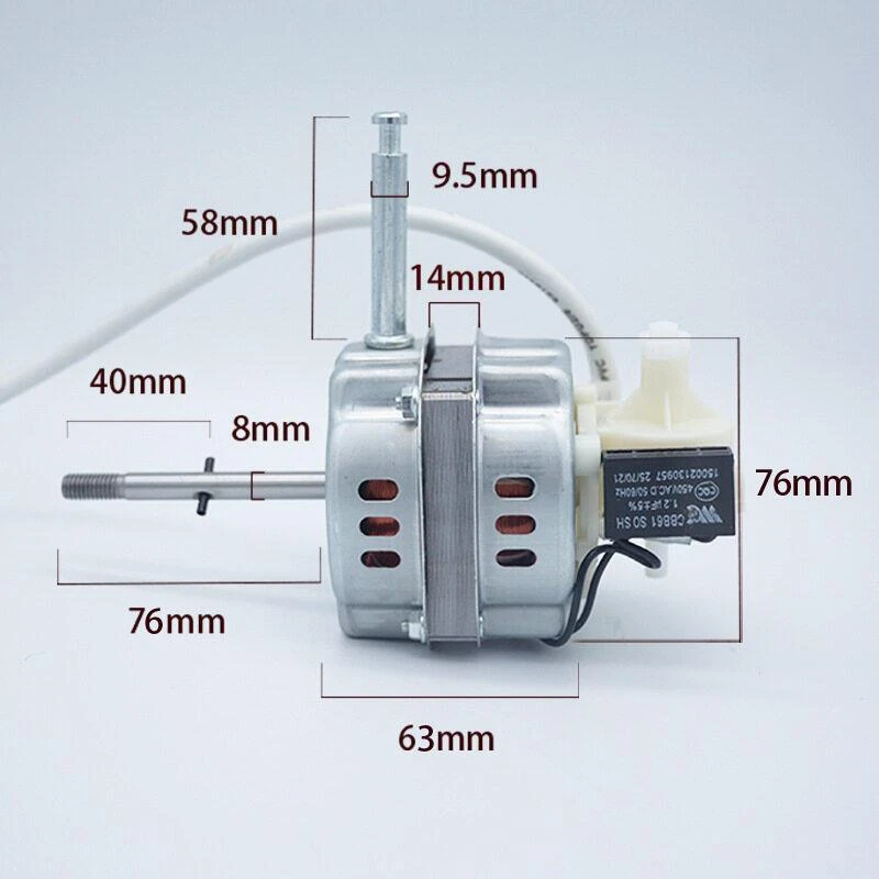 16" Motor for Standfan Fan Motor Replacement 220V 71*16mm 71*20mm ...