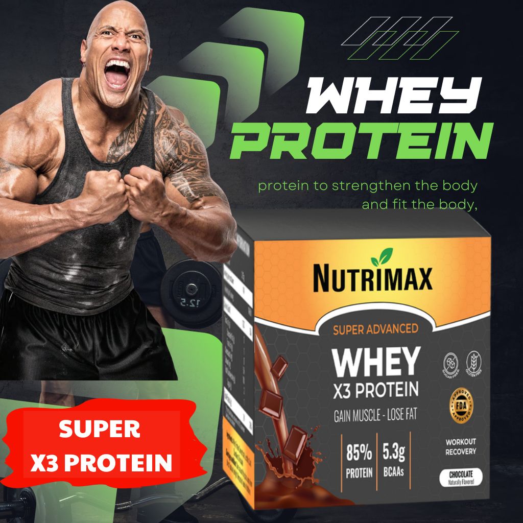 NUTRIMAX Whey Protein for Muscle Growth For Men and Women Whey Protein ...