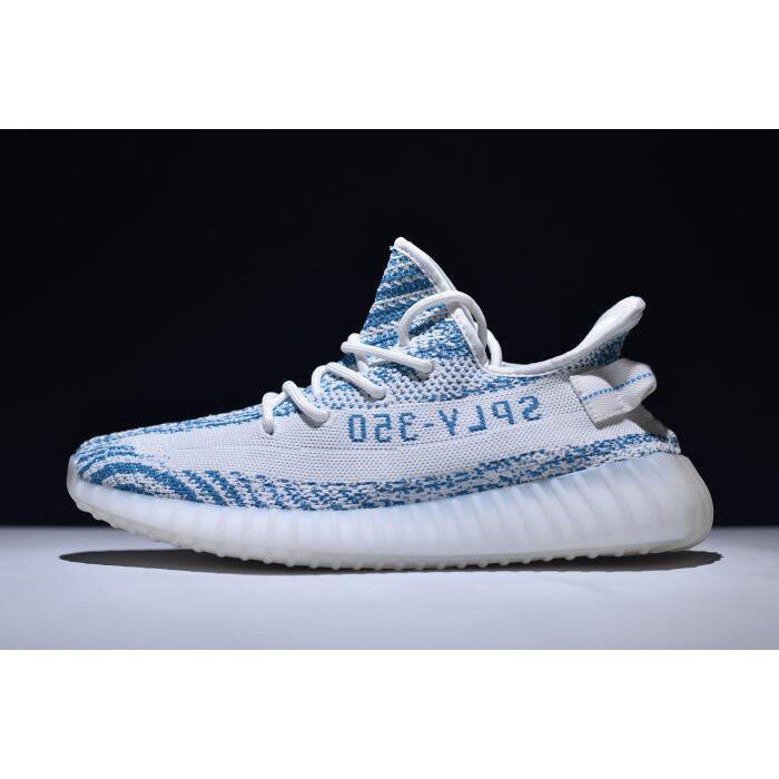 adidas Yeezy Boost 350 V2 "Blue Zebra" White Teal Blue Zebra Official ...