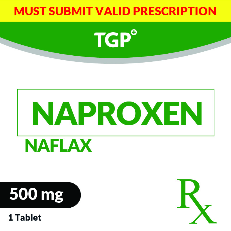 Rx: NAFLAX Naproxen 500mg Tablet | Lazada PH
