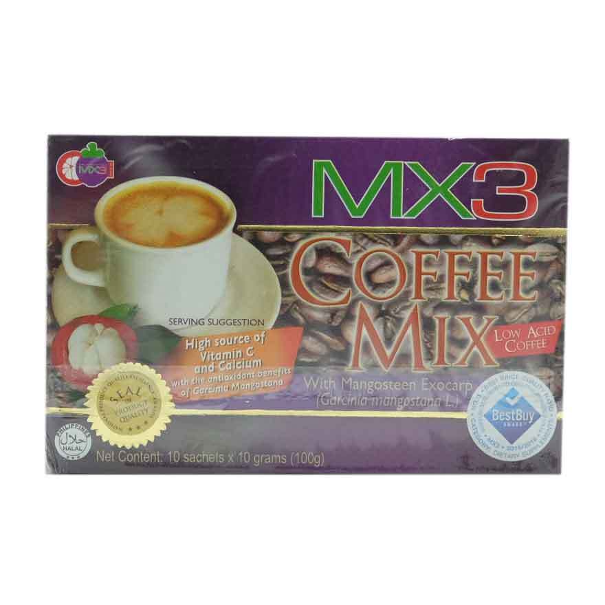 MX3 Coffee Mix Low Acid Coffee with Mangosteen Exocarp 10g 1 Sachet | Lazada PH