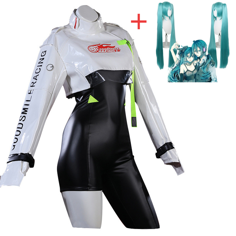 Anime Racing Miku Cosplay Costumes Racing Suit Jumpsuits Uniform ...
