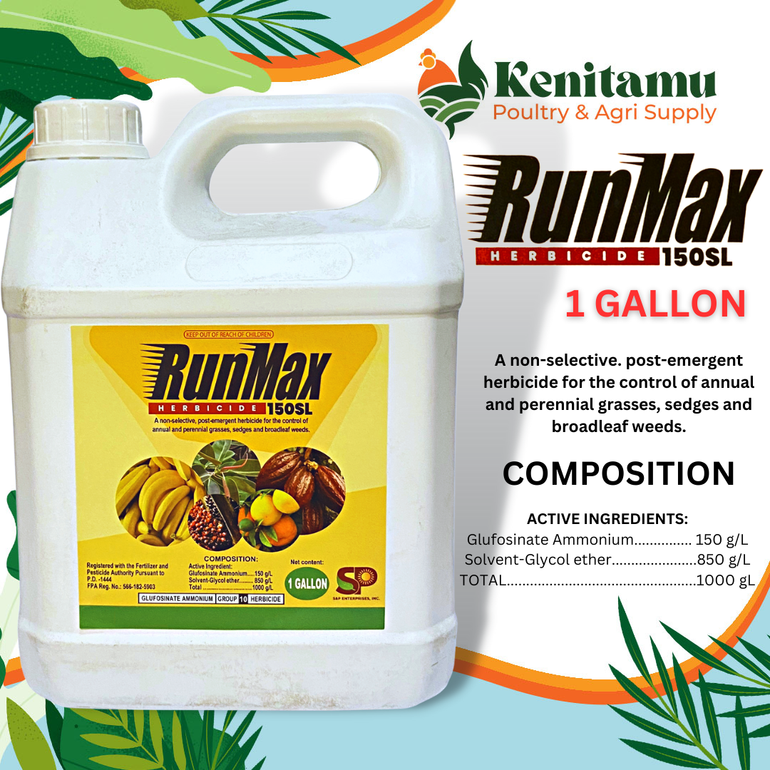 RUNMAX 150 SL HERBICIDE 1 GALLON & 1 LITER | Lazada PH