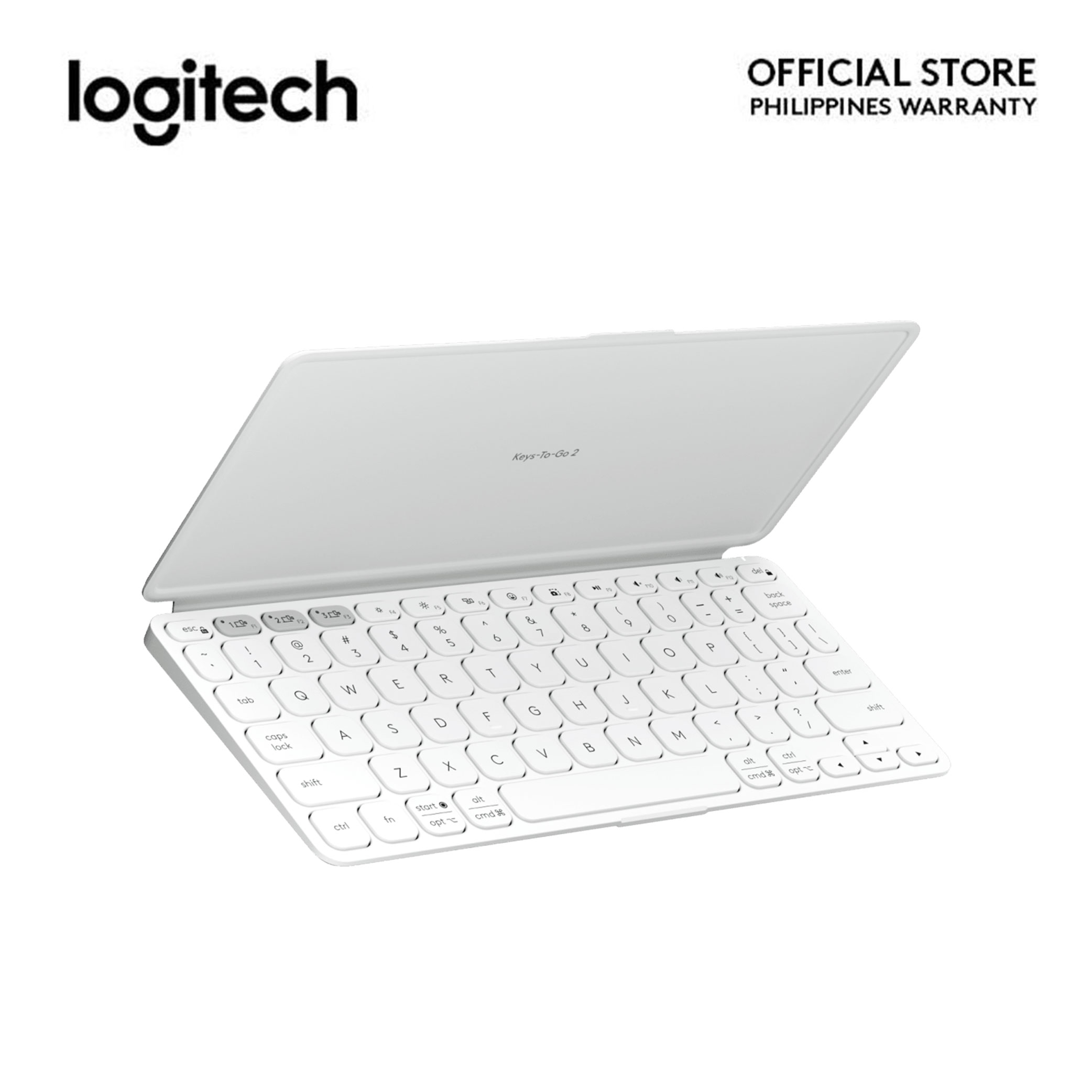 Logitech Keys To Go 2 Slim Mini Portable Wireless Foldable Tablet