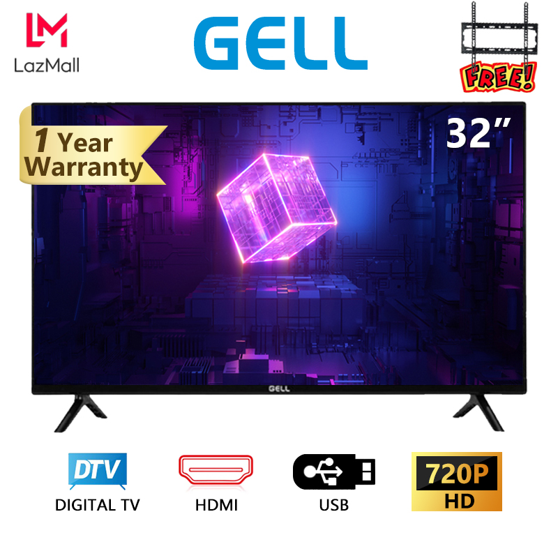 GELL 32 INCH LED TV Flat On Sale Screen Tv On Sale Television Free