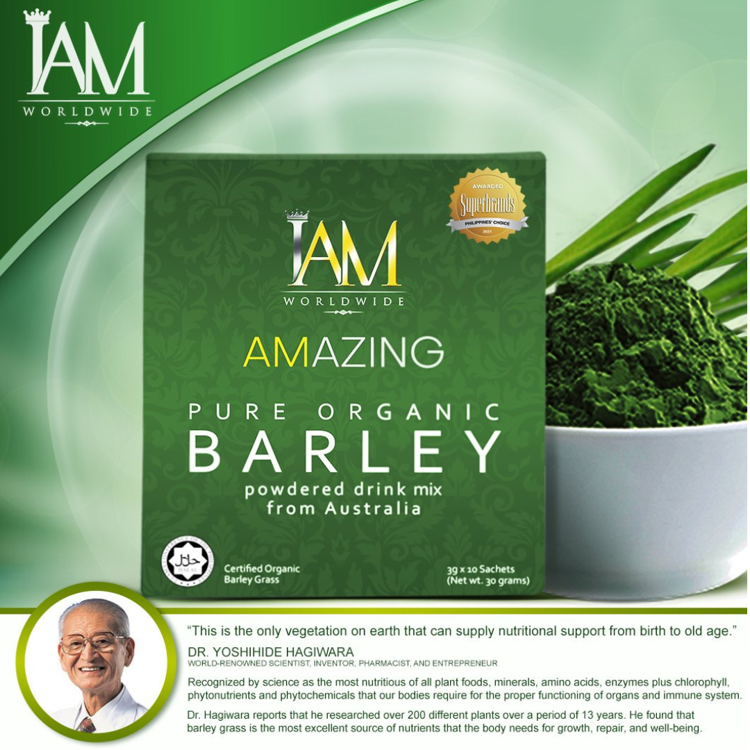 IAM WORLDWIDE 🔥 Amazing Pure Organic BARLEY | Powder from Australia 😍 ...