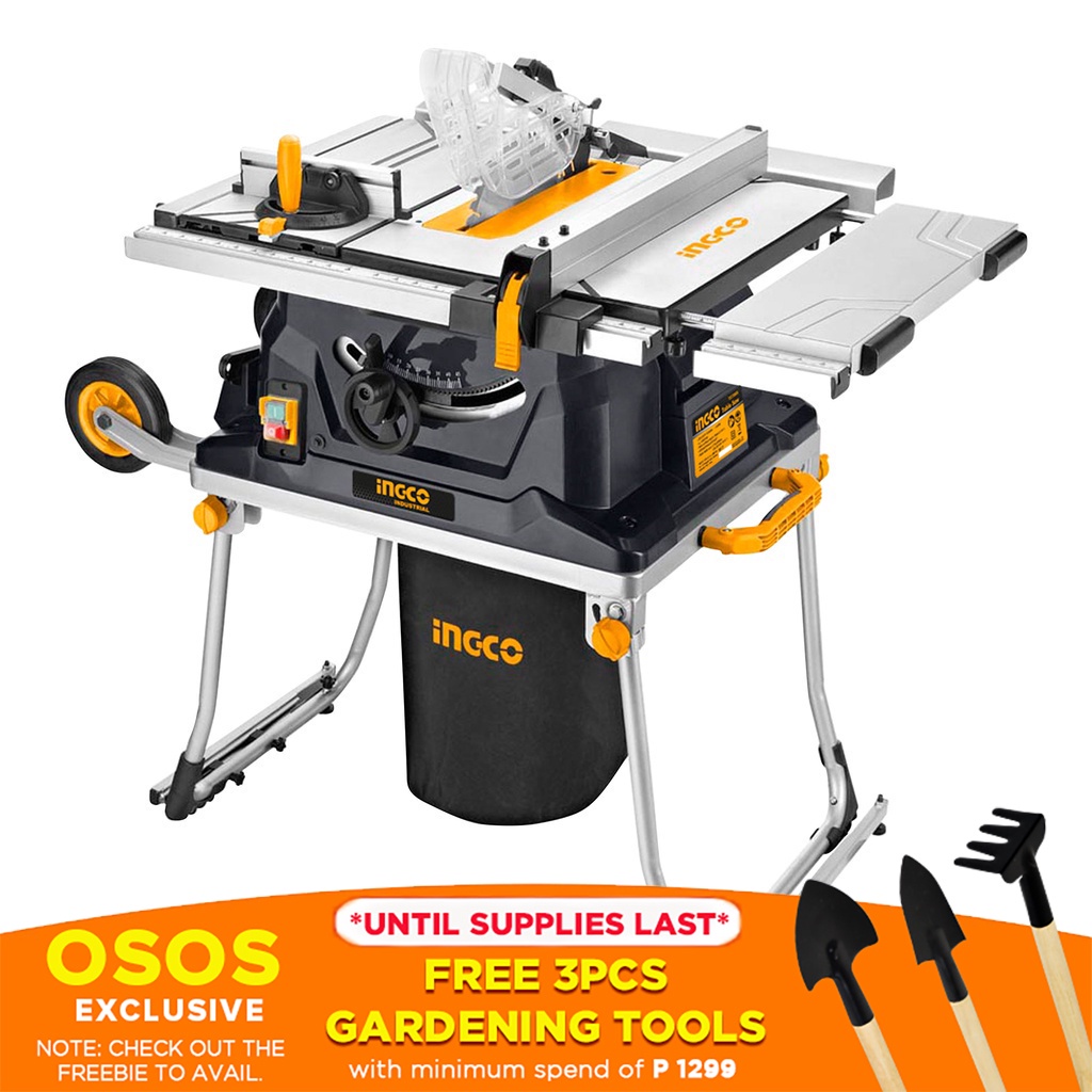 INGCO Original Industrial Electric Table Saw Heavy Duty 1500watts ...