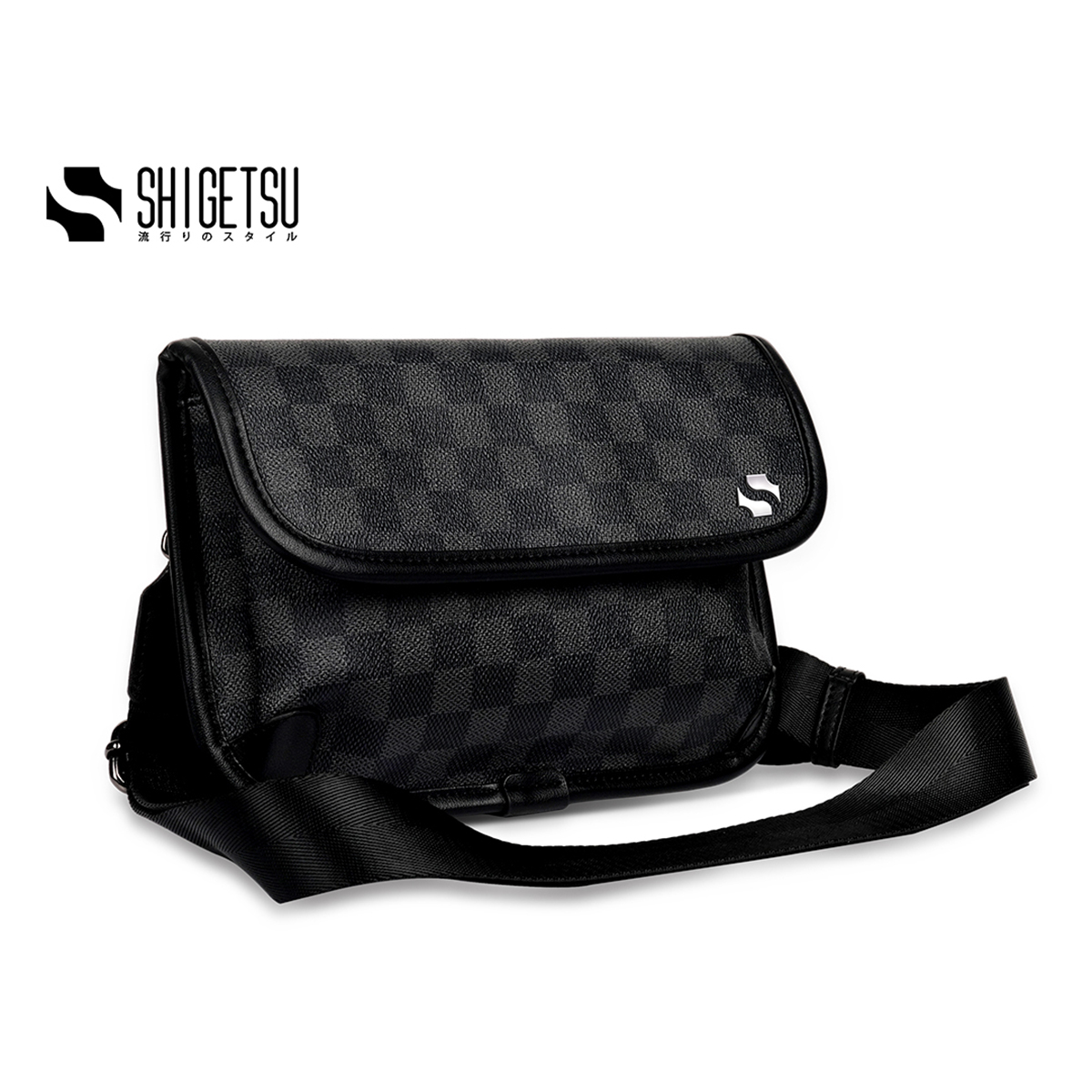 Shigetsu CHITOSE leather Sling Bag for men crossbody bag shoulder bag ...