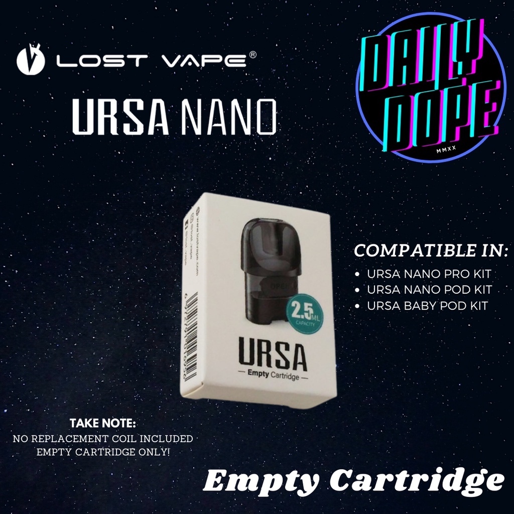 VAPE {Legit} Ursa Nano Pro Cartridge 2.8ml Ursa Nano Cartridge Ursa ...
