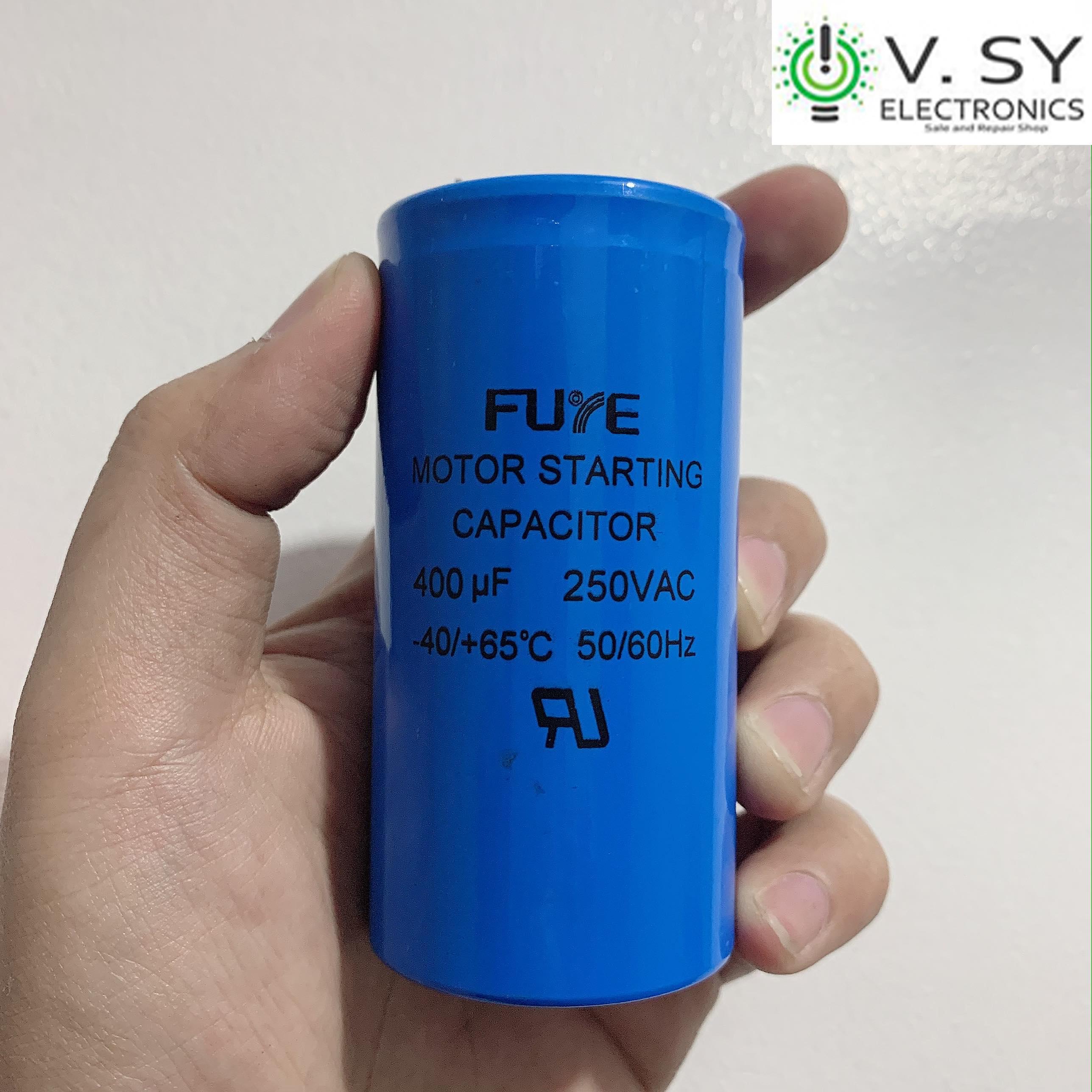 CD60 400uF 250V AC Motor Start Capacitor 400uF 10% 50/60Hz Starting 400 ...