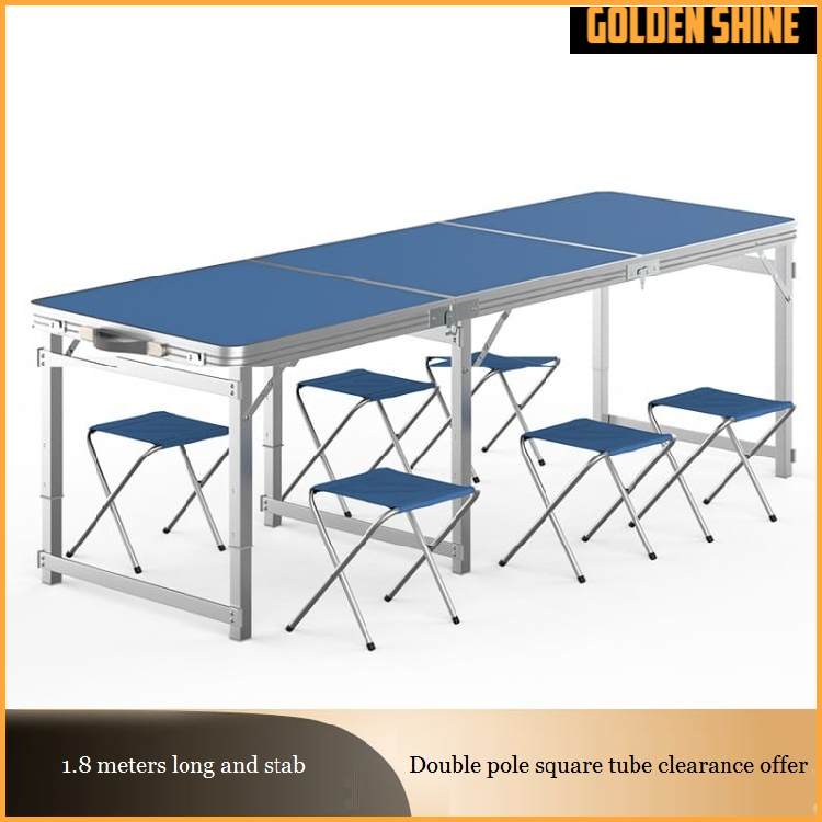 Folding talahanayan parihaba hapag-kainan port aluminyo alloy table ...