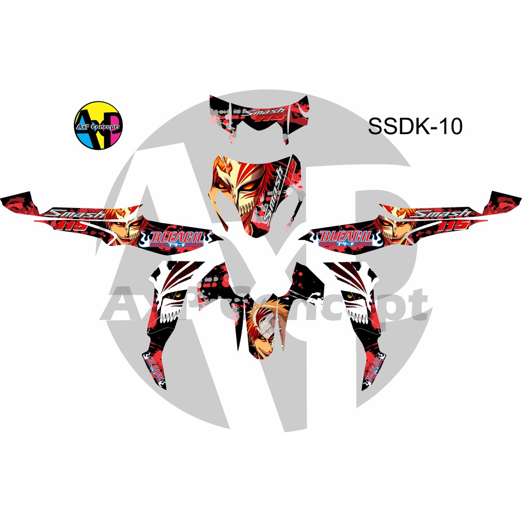 Suzuki Smash 115 Decal Kit SSDK-10 | Lazada PH