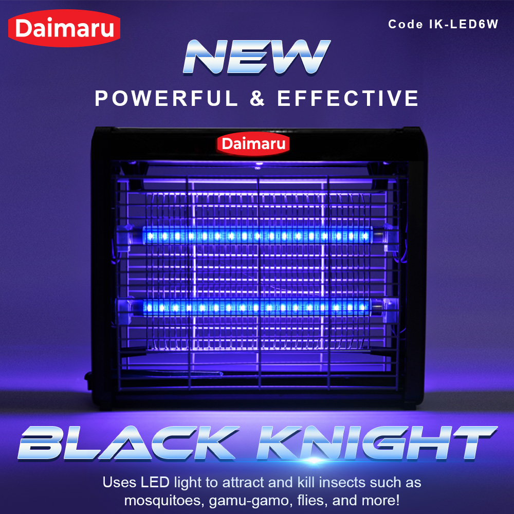 Daimaru Black Knight Electric Insect Killer 6W for 30SQM | New LED ...